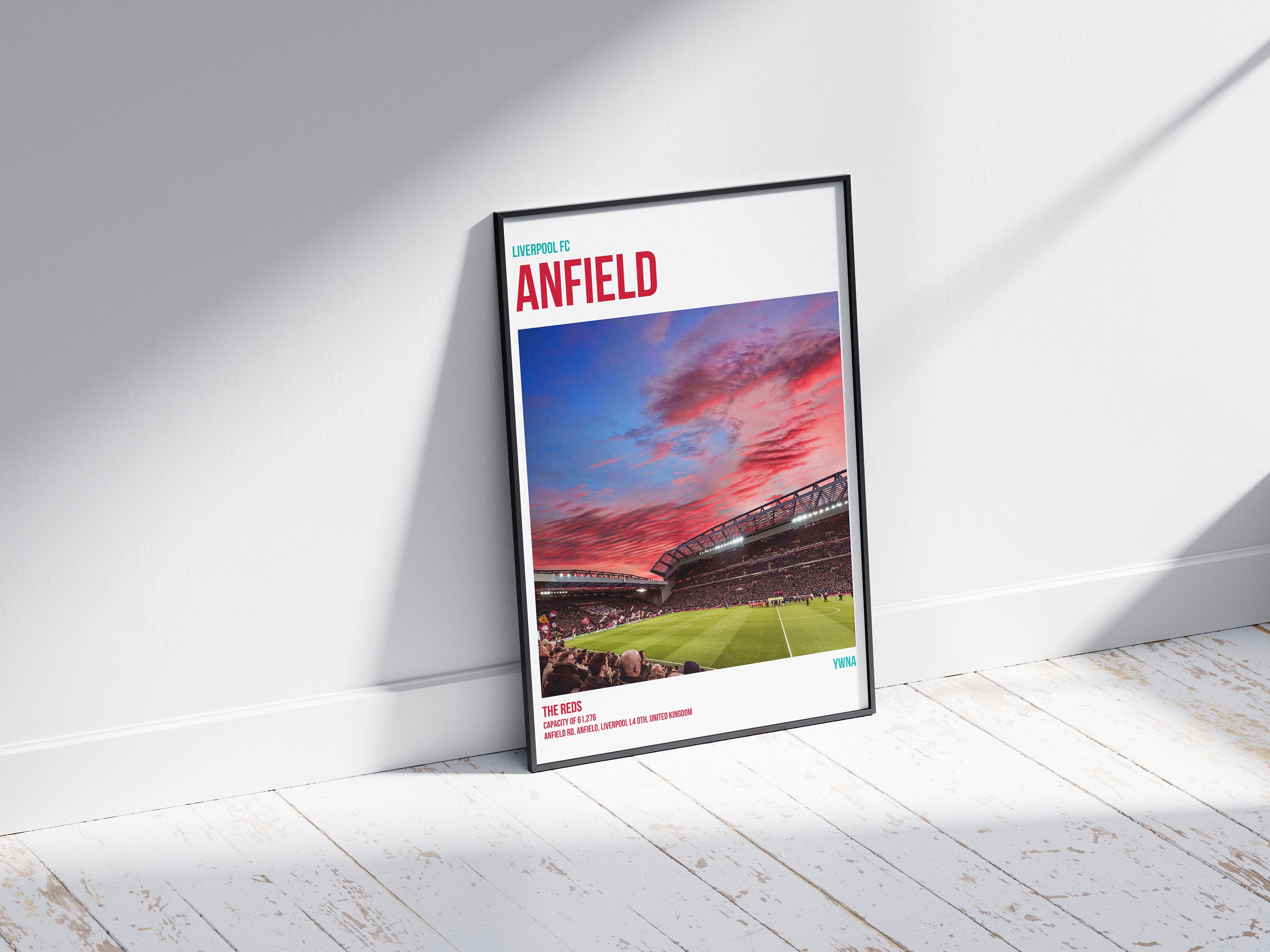 Anfield Poster, Liverpool FC, Liverpool Poster, Anfield Stadium Poster ...
