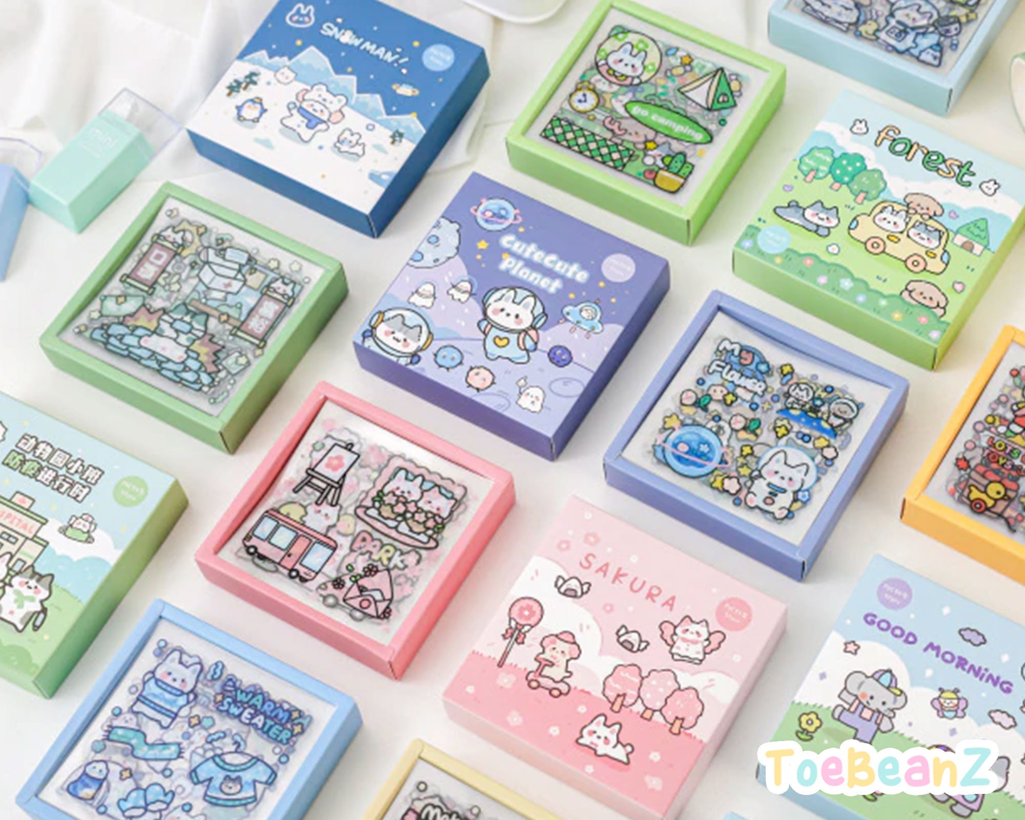 Cute Sticker Sheets Mystery Sticker Sheet Bundle Kawaii - Etsy UK