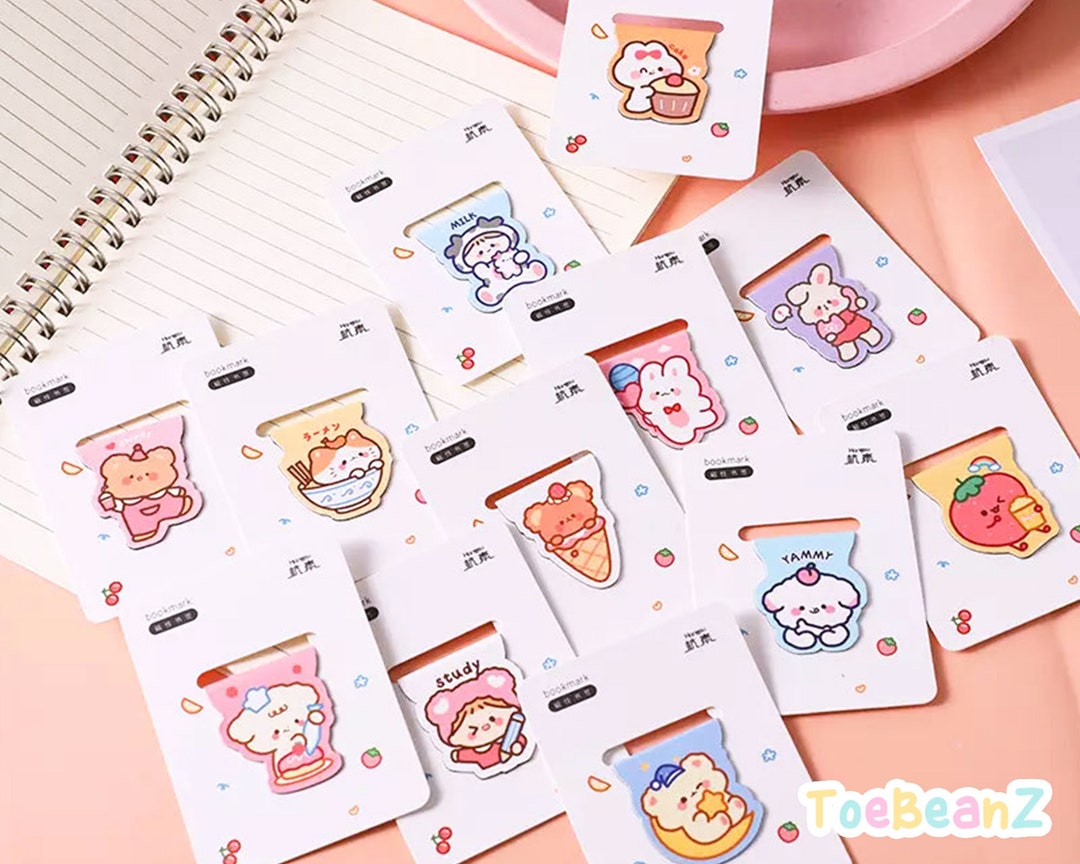 Kawaii Bookmarks Cute Magnetic Bookmark, Planner Clip, Page Marker ...