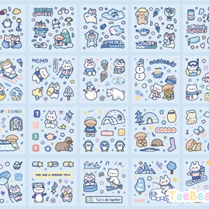 Cute Sticker Sheets Mystery Sticker Sheet Bundle Kawaii - Etsy UK