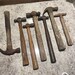 Lot of Seven Vintage Hammers Rustic Aged for Collectors - Etsy