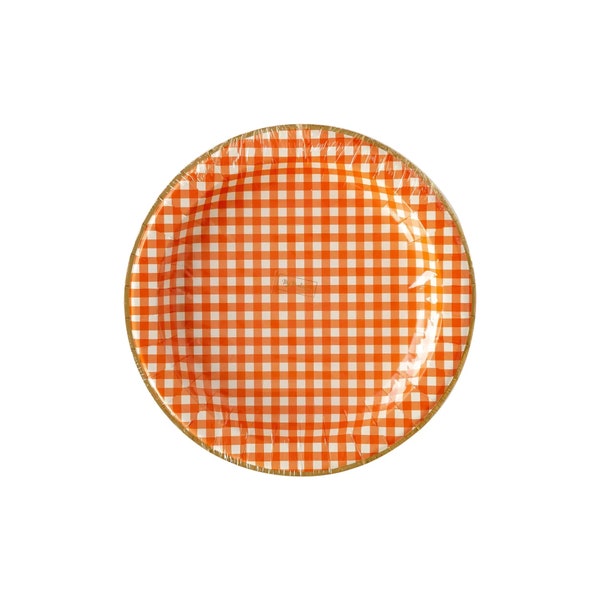 Gingham Plates - Etsy