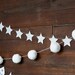 Silver Glitter Stars Banner, Winter Wonderland Banner, Space Party ...