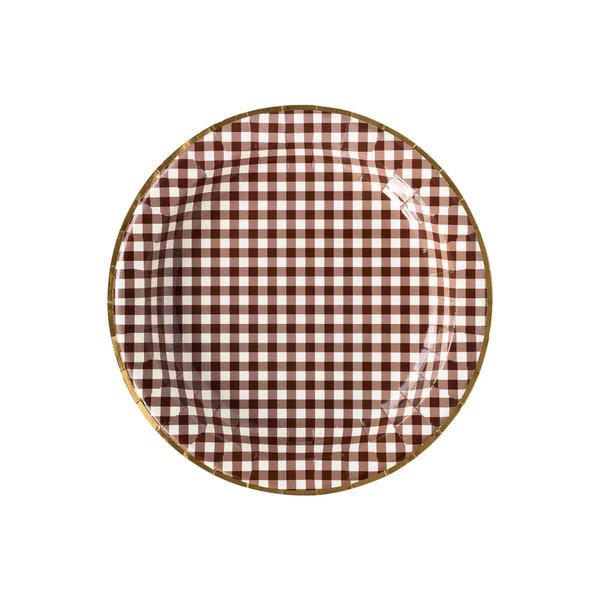 Gingham Plates - Etsy
