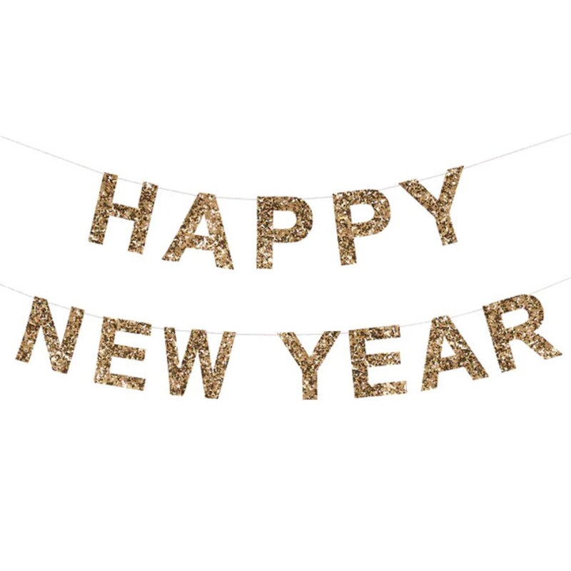 Happy New Year Banner - Etsy