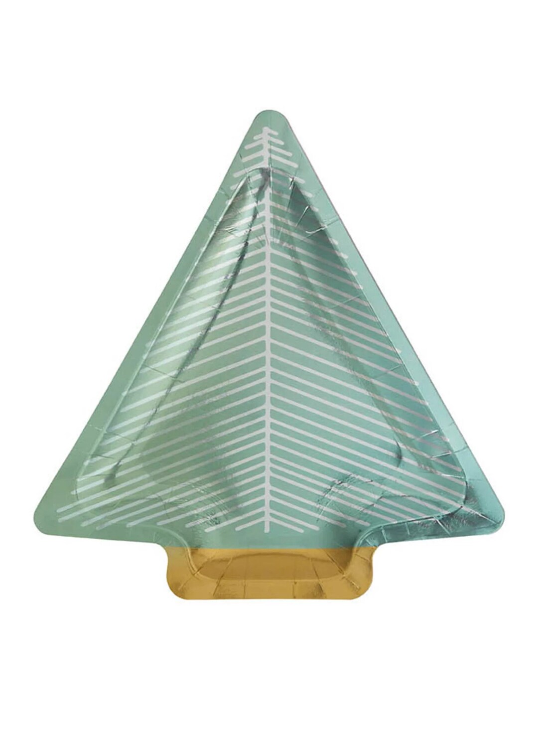 Christmas Tree Shaped Plates, Merry and Bright Dinner Plates, Festive ...