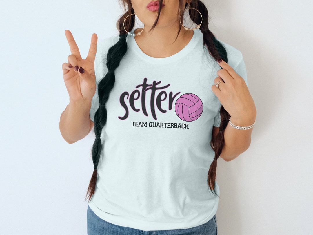 Volleyball T Shirt Setter Team Quarterback Volleyball Tee - Etsy