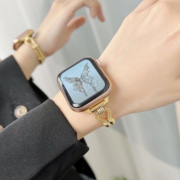 Silver Apple Watch Chain - Etsy