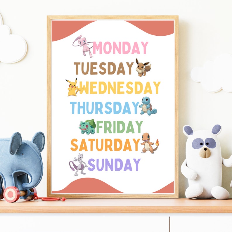 Pokemon Educational Posters Printable, Educational Pokemon PRINTABLE ...