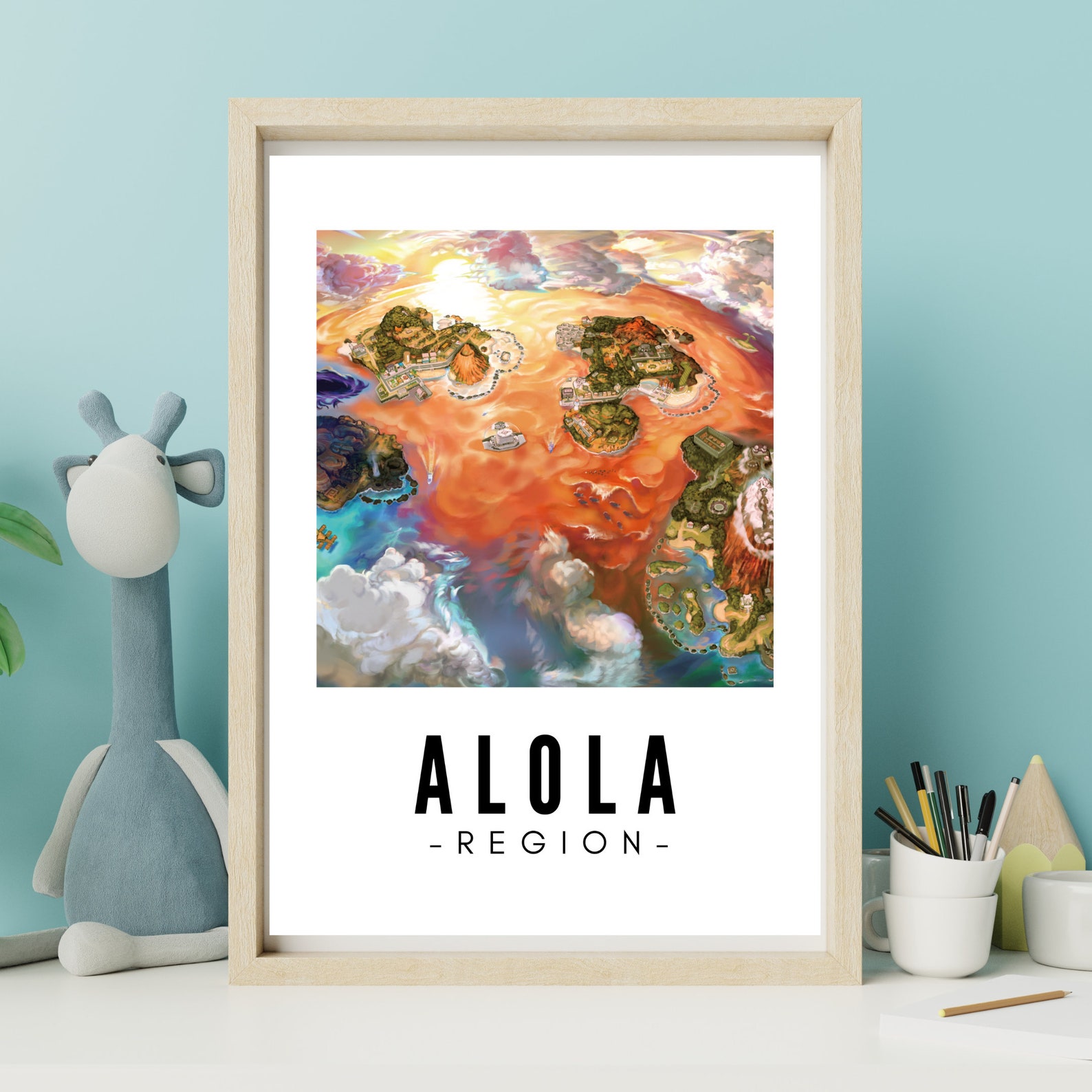 Pokemon Regional Posters Bundle 8 Pokemon Poster Bundle Pokemon ...