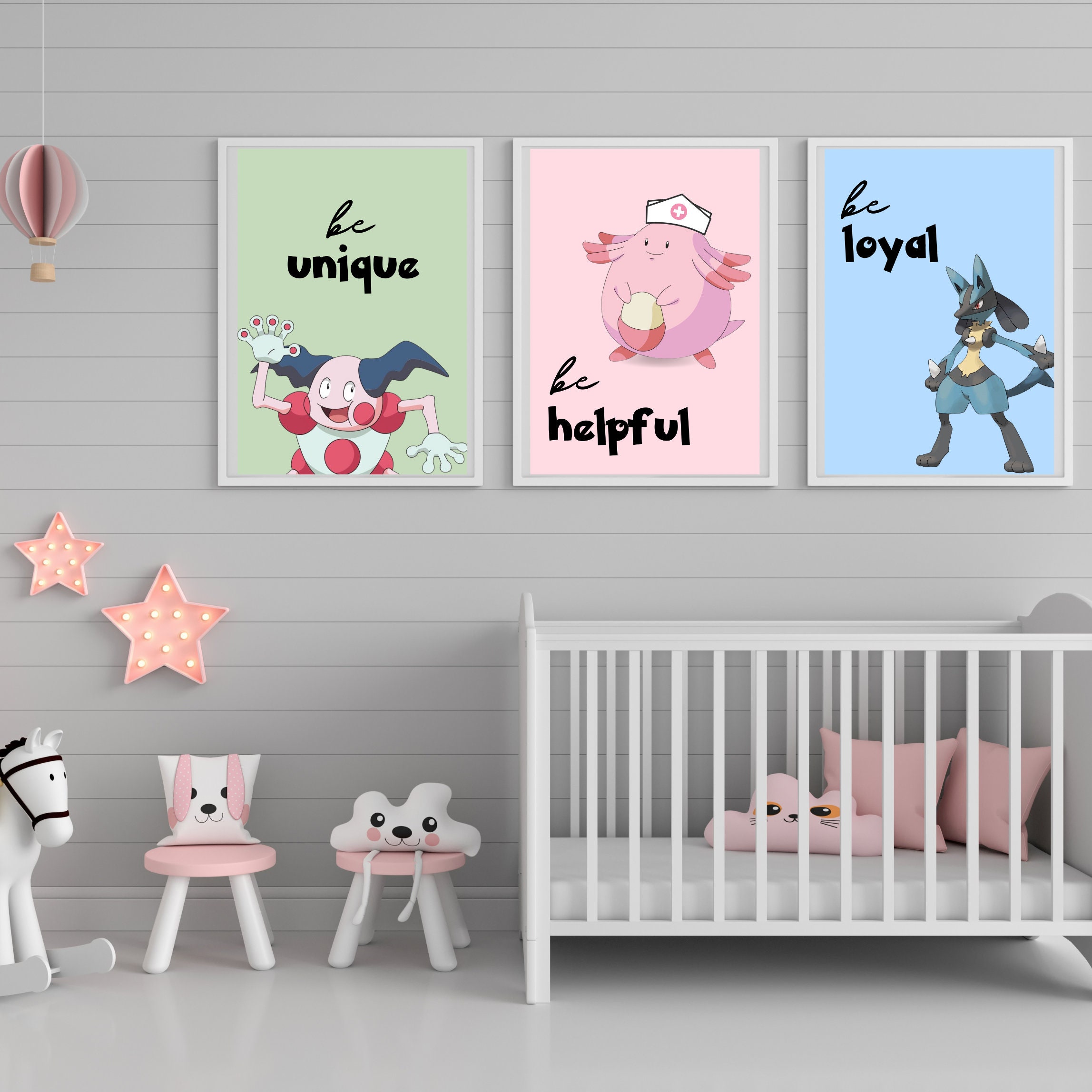 6 Pokemon Affirmation Posters Printable, Positive Kids Room Decor ...