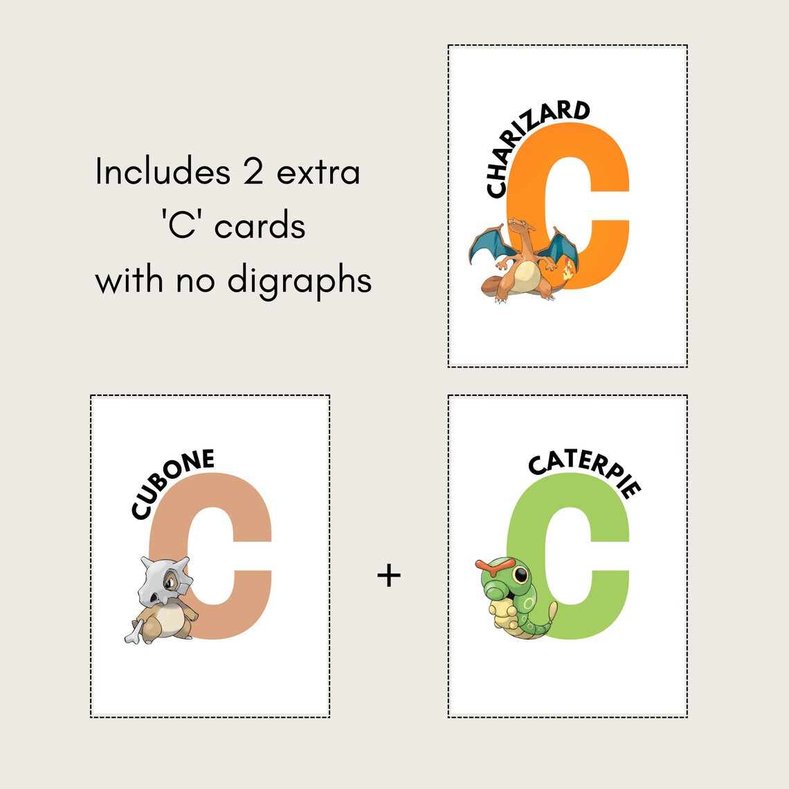 Pokemon Themed ABC Cards Printable | Pokemon Homeschool Printables ...