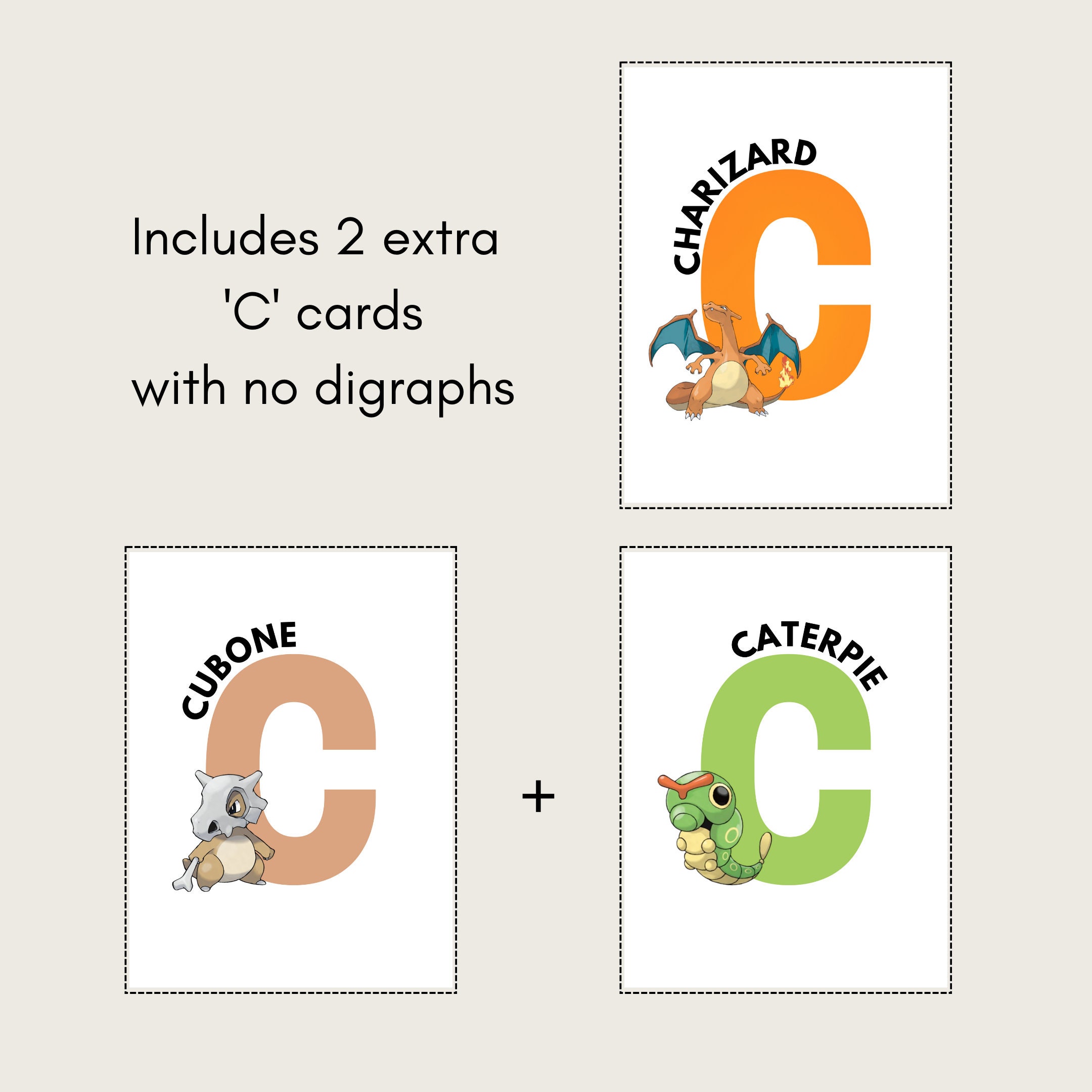 Pokemon Themed ABC Cards Printable | Pokemon Homeschool Printables ...