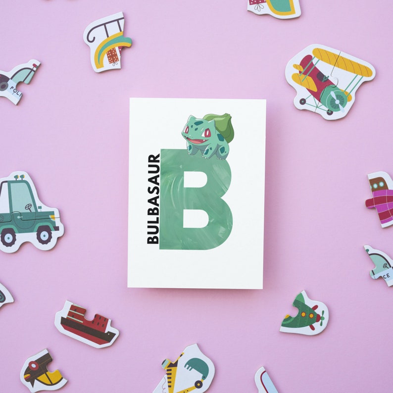 Pokemon Themed ABC Cards Printable | Pokemon Homeschool Printables ...