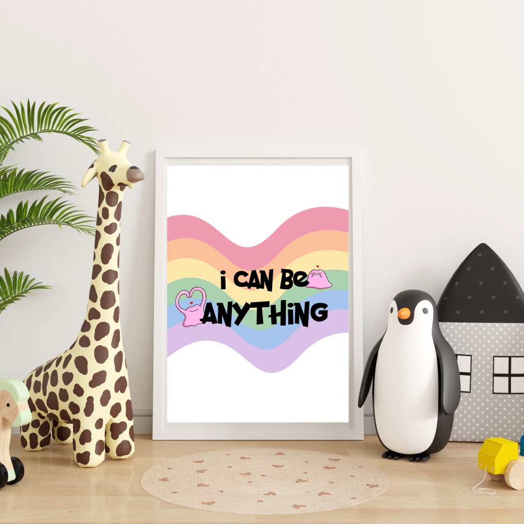 Ditto Pokemon Wall Poster Printable, Pokemon Printable Wall Art ...