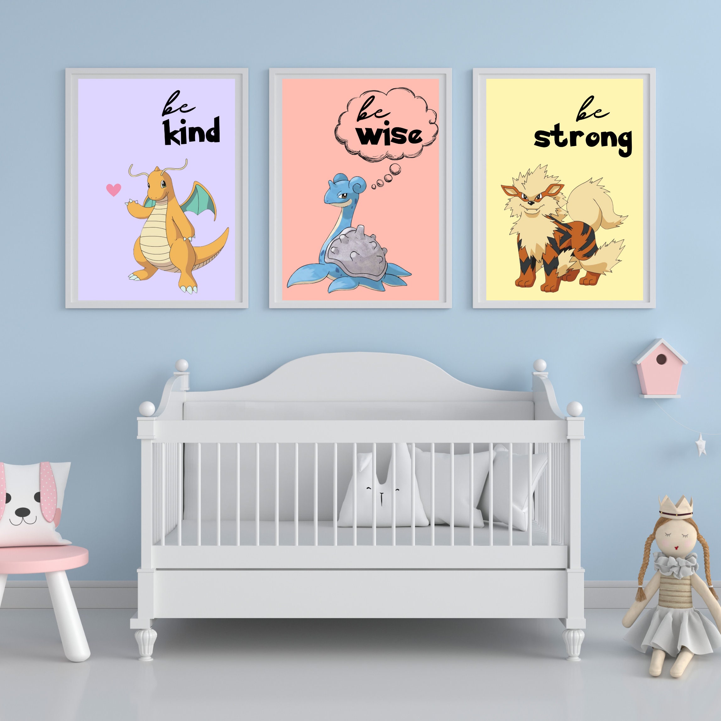 6 Pokemon Affirmation Posters Printable, Positive Kids Room Decor ...