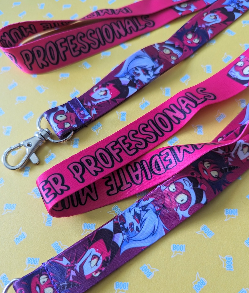 IMP Helluva Boss Character Fabric Lanyard - Etsy