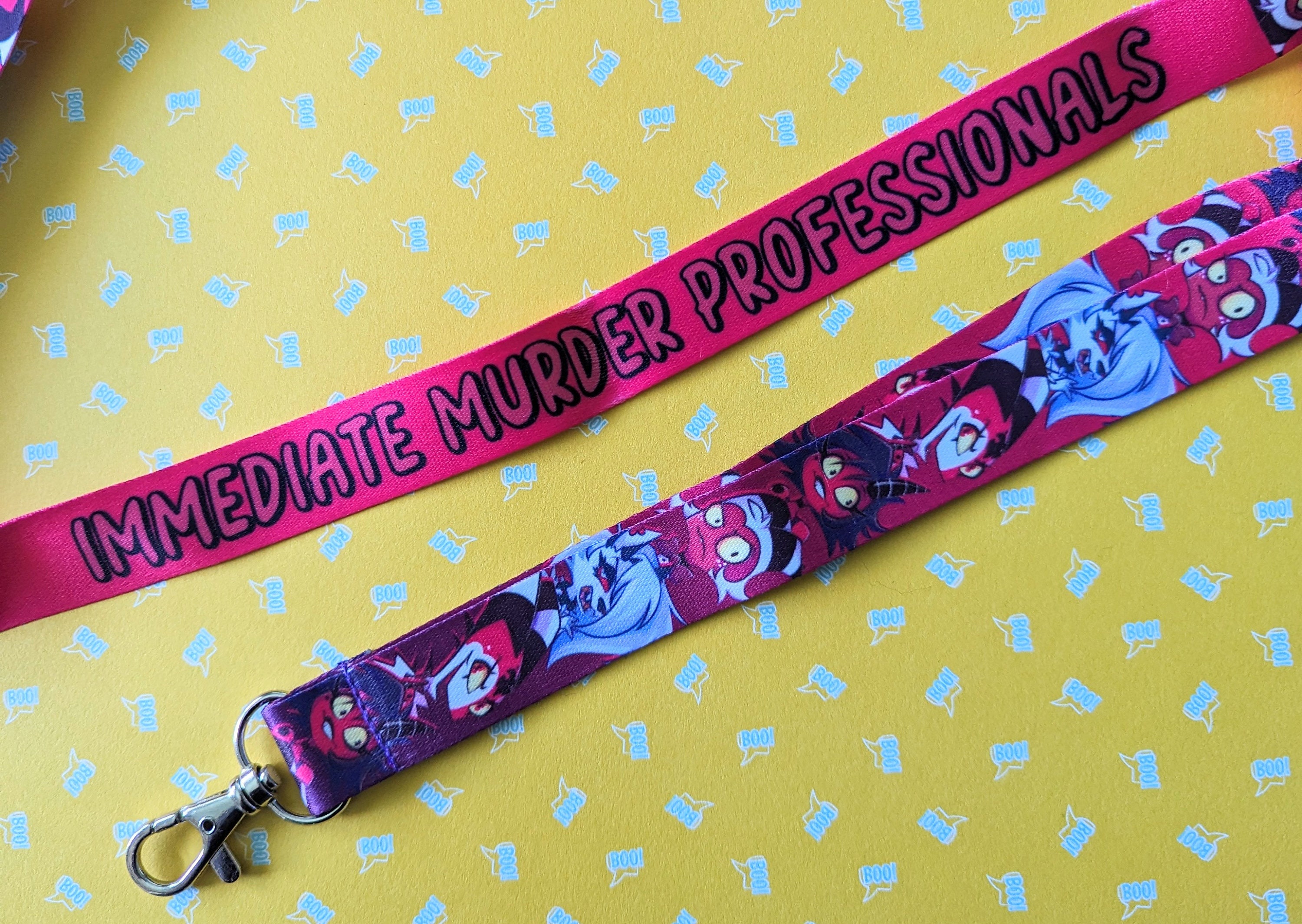 IMP Helluva Boss Character Fabric Lanyard - Etsy