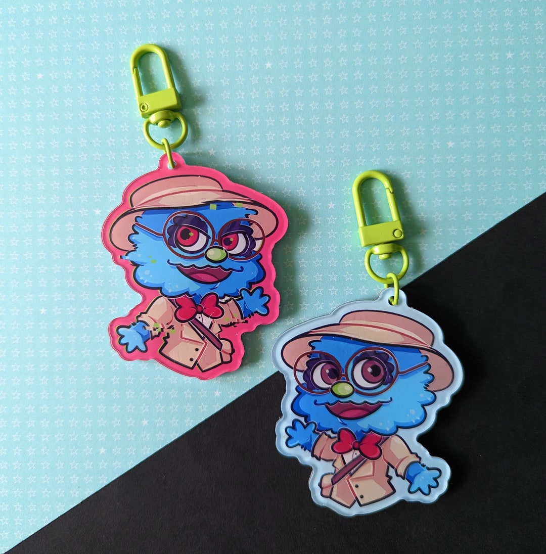 Puppet History Professor and Substitute Double Sided Keychain - Etsy