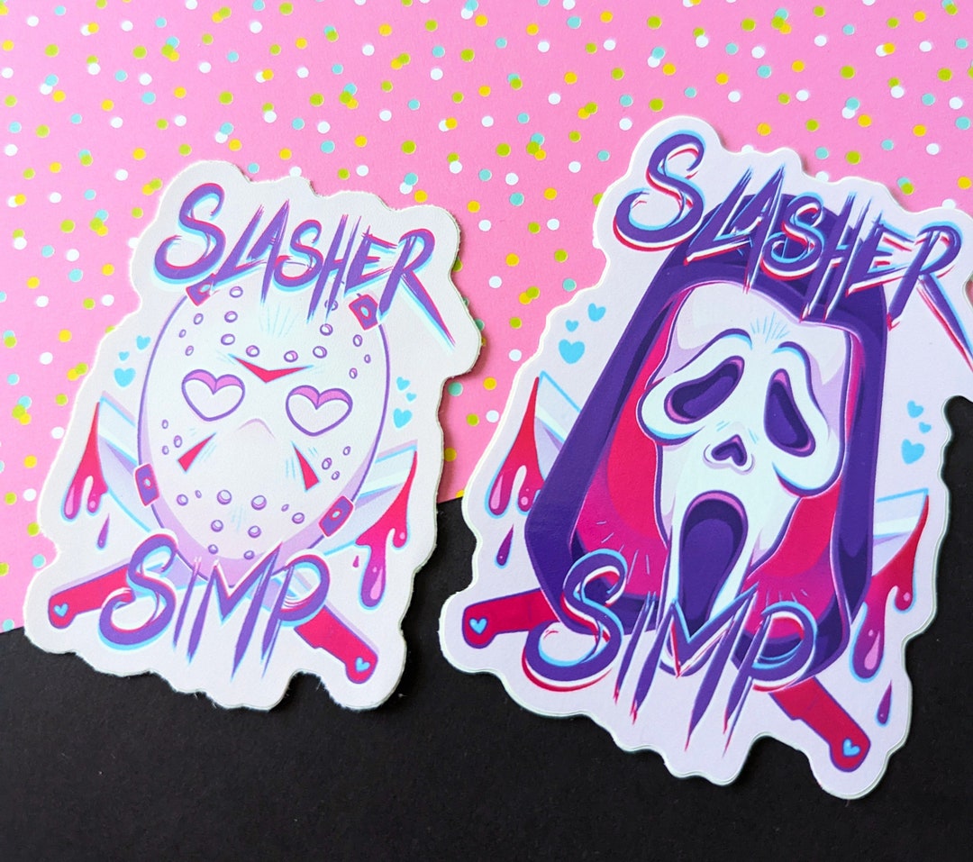 Slasher Simp Vinyl Stickers - Etsy