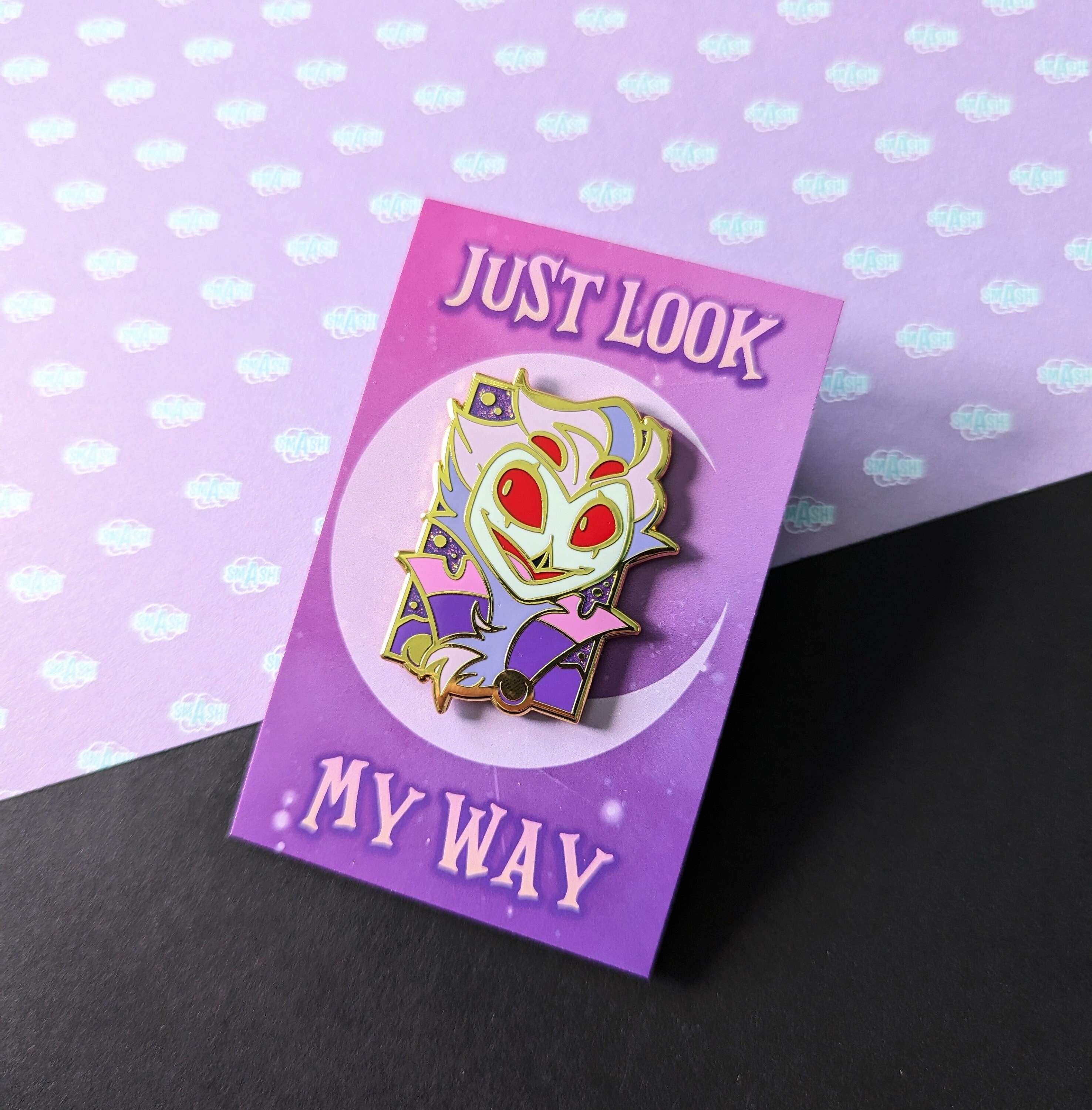 Stolas Helluva Boss Gold Enamel Pin - Etsy