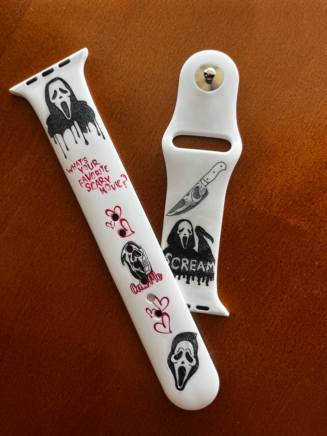 Laser Custom Engraved Personalized Watch Bands to Fit Your Apple Watch ...