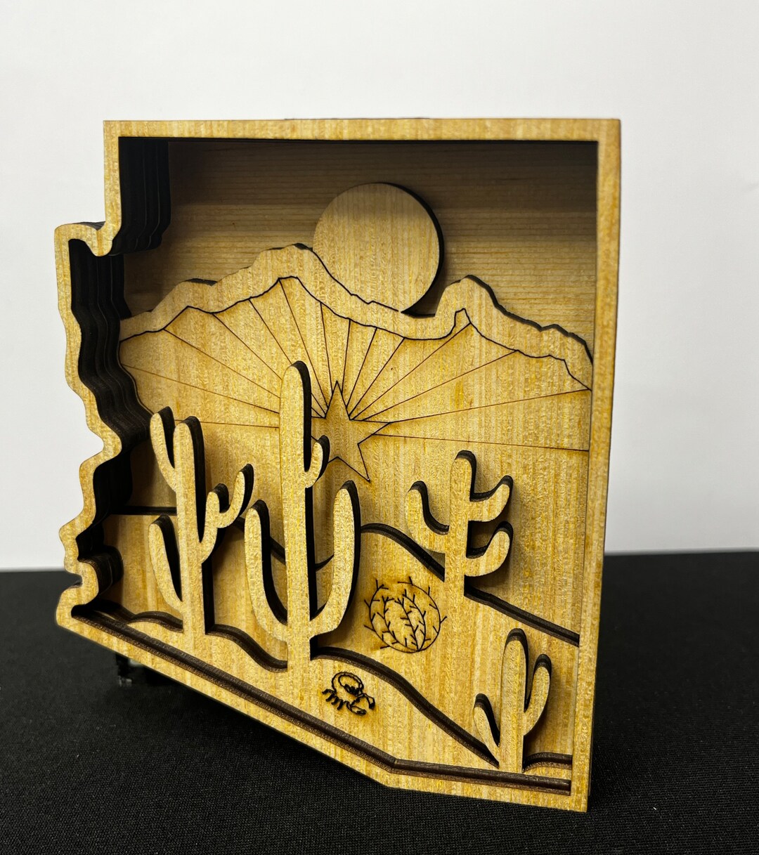 Arizona Multi-layered State, Laser Cut File 5 Layered Art Piece for ...