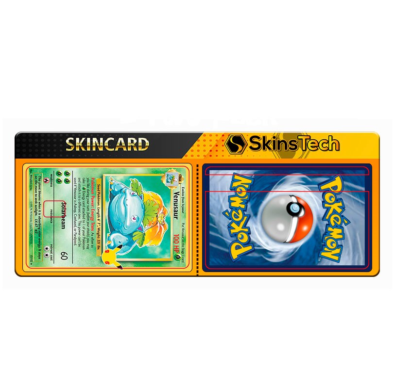 Pokemon Card Skin Front and Back Credit Debit Card Sticker Skin Decal ...