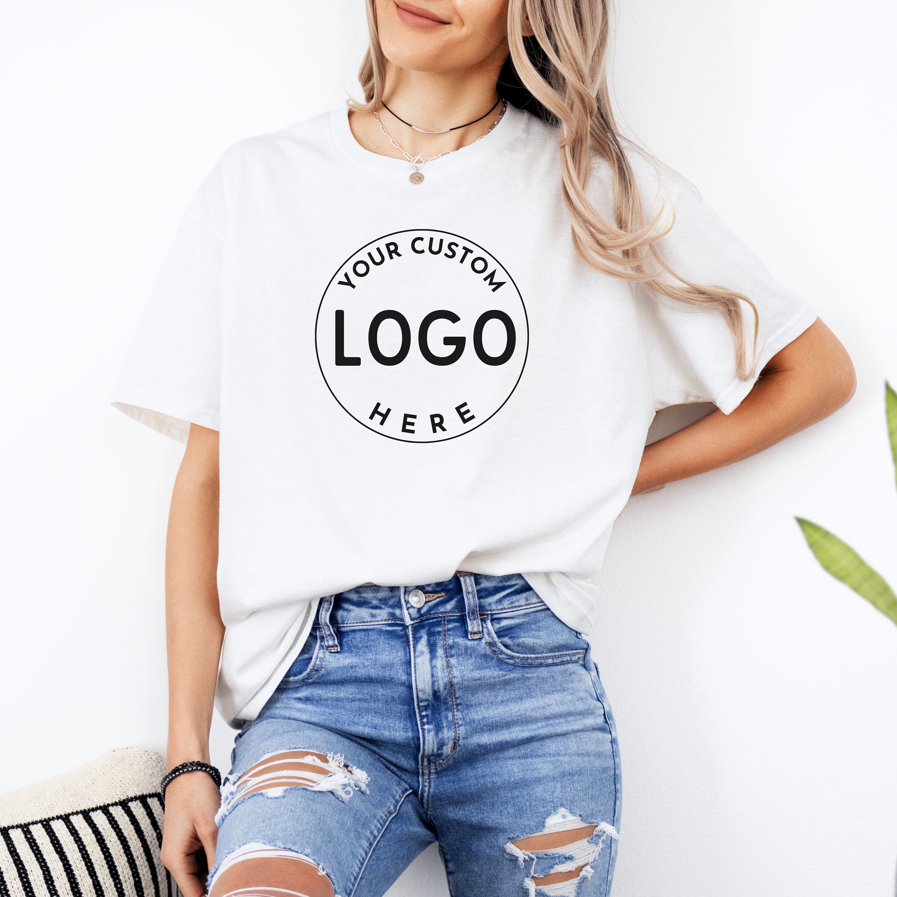 Personalized Logo Shirt, Custom Business & Team Apparel - Etsy
