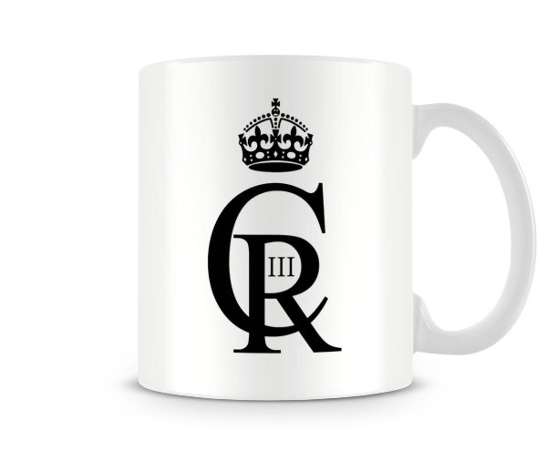 King Charles III Black Symbol Commemorative Mug - Etsy