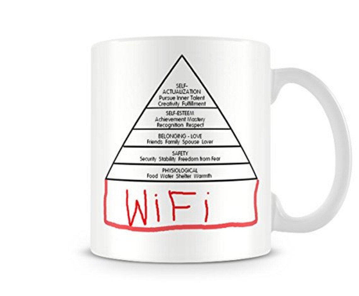 Maslow's Hierarchy of Needs... Updated - Funny Mug - Etsy UK