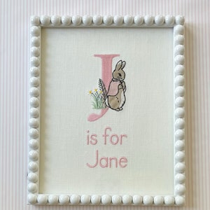 Peter Rabbit Letter Name Wall Art - Etsy