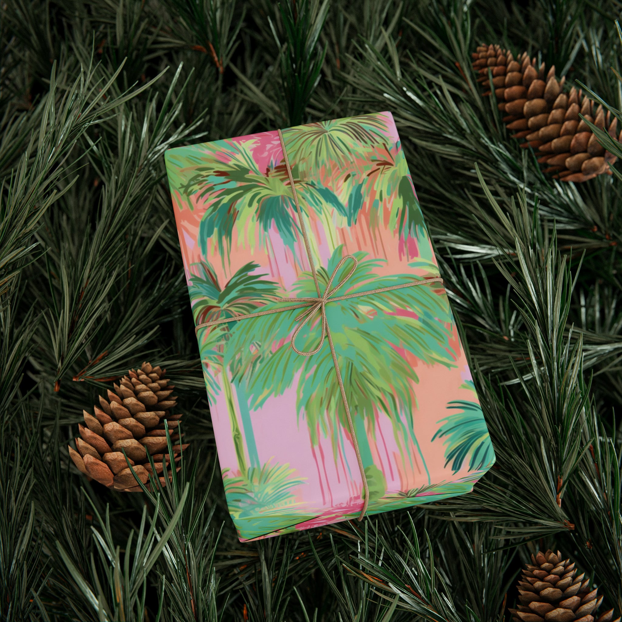 Vilano Wrapping Paper: Tropical Gift Wrap Preppy Wrapping - Etsy