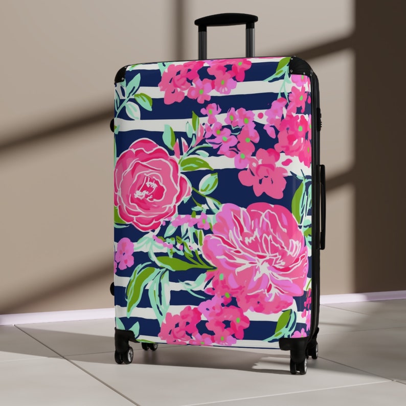 Hilton Head Suitcase Hard Side Luggage Roller Suitcase - Etsy