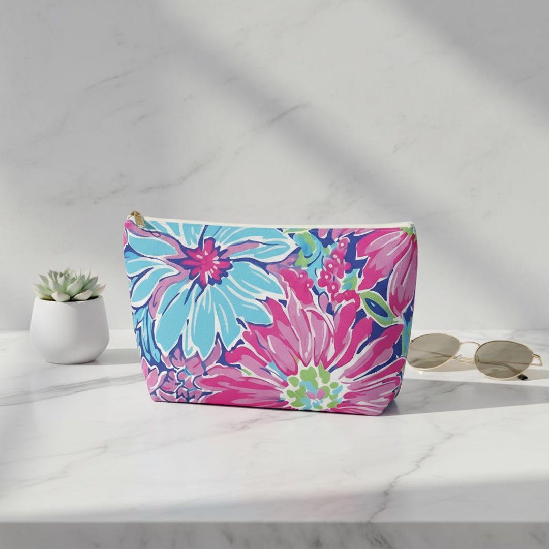 Bimini Accessory Pouch W T-bottom | Makeup Bag | Cosmetic Bag | Cute ...