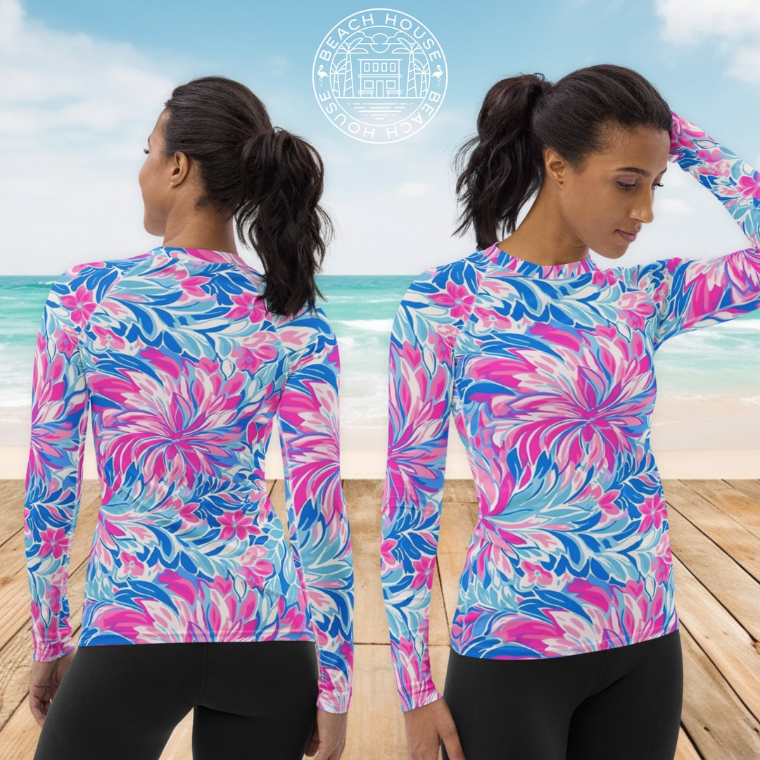 Destin Family Rash Guard Shirt, Tropical Swim Shirt, Matching Sun Shirt ...