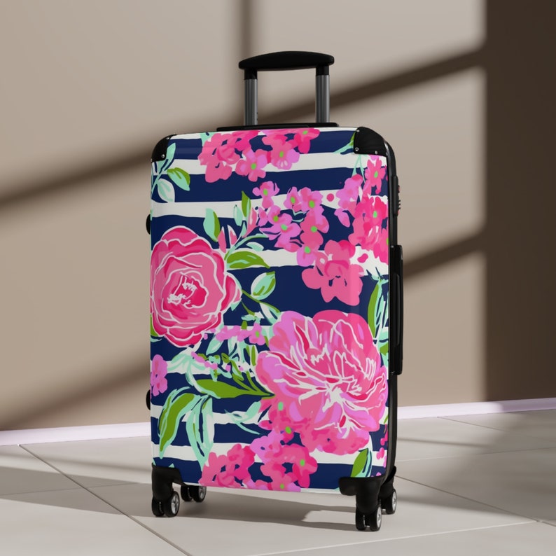 Hilton Head Suitcase Hard Side Luggage Roller Suitcase - Etsy