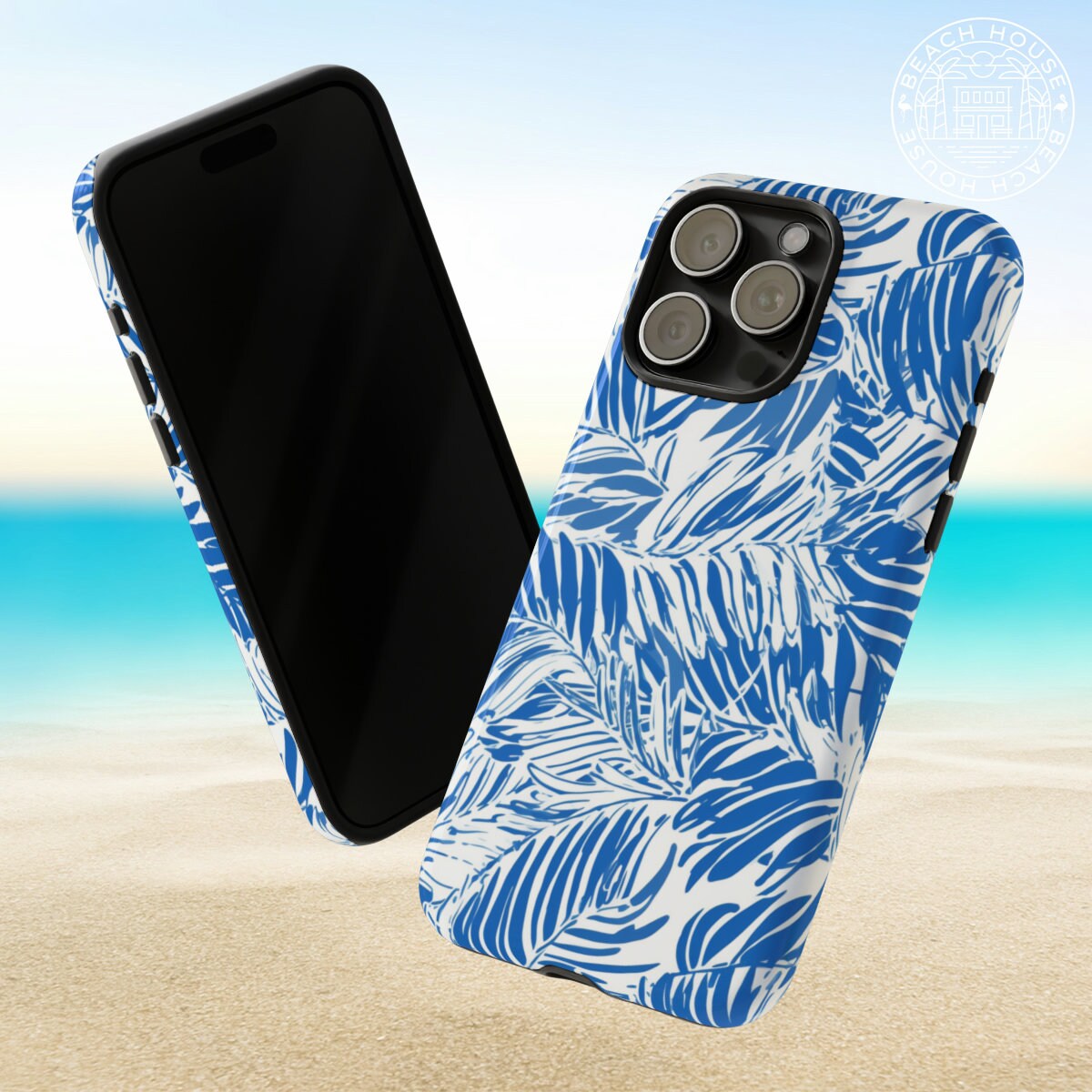Hampton Case for iPhone | Vibrant and Tropical Phone Case | iPhone Models 15, 14, 13, 12, 11, X ...
