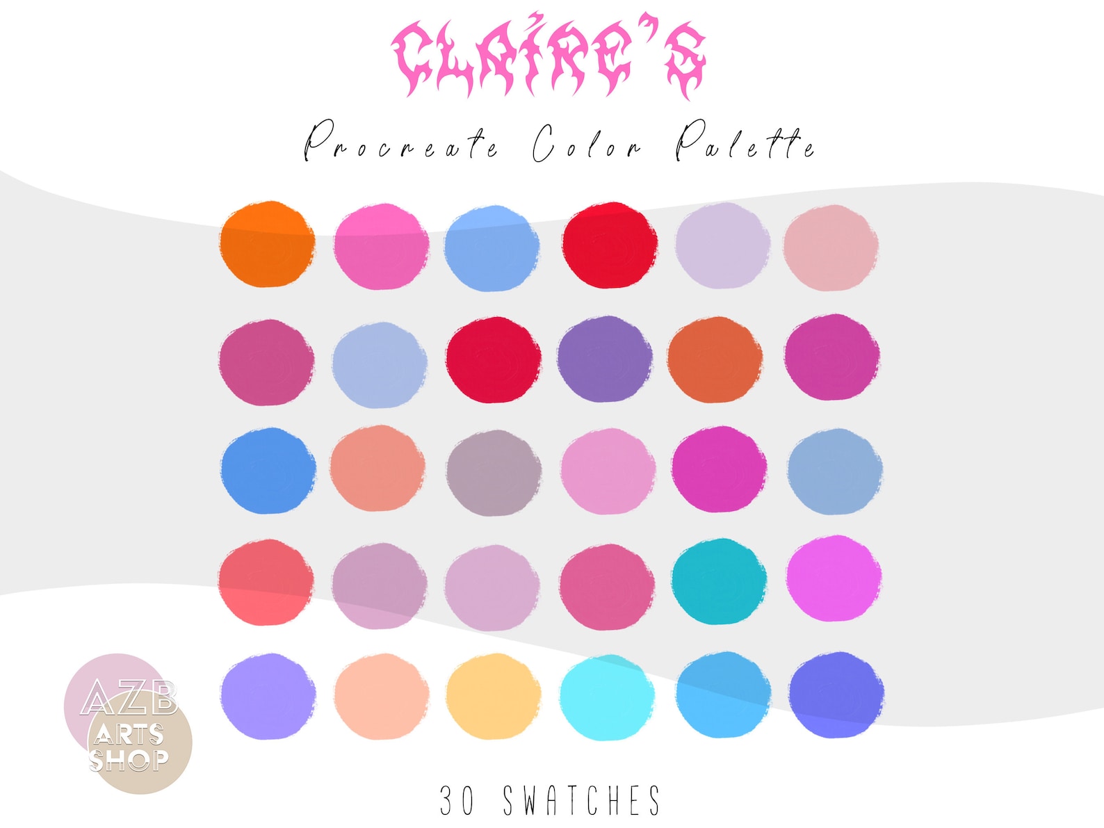 Y2K Procreate Color Palette Bundle Color Palette for - Etsy Canada