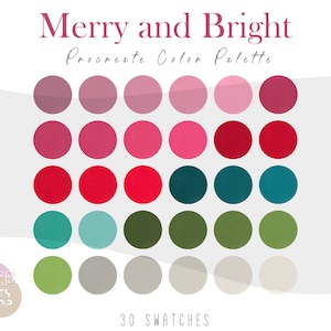 Christmas Procreate Color Palette Bundle | Color Palette for Procreate ...
