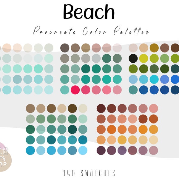 Buy Beach Color Palette Online Etsy