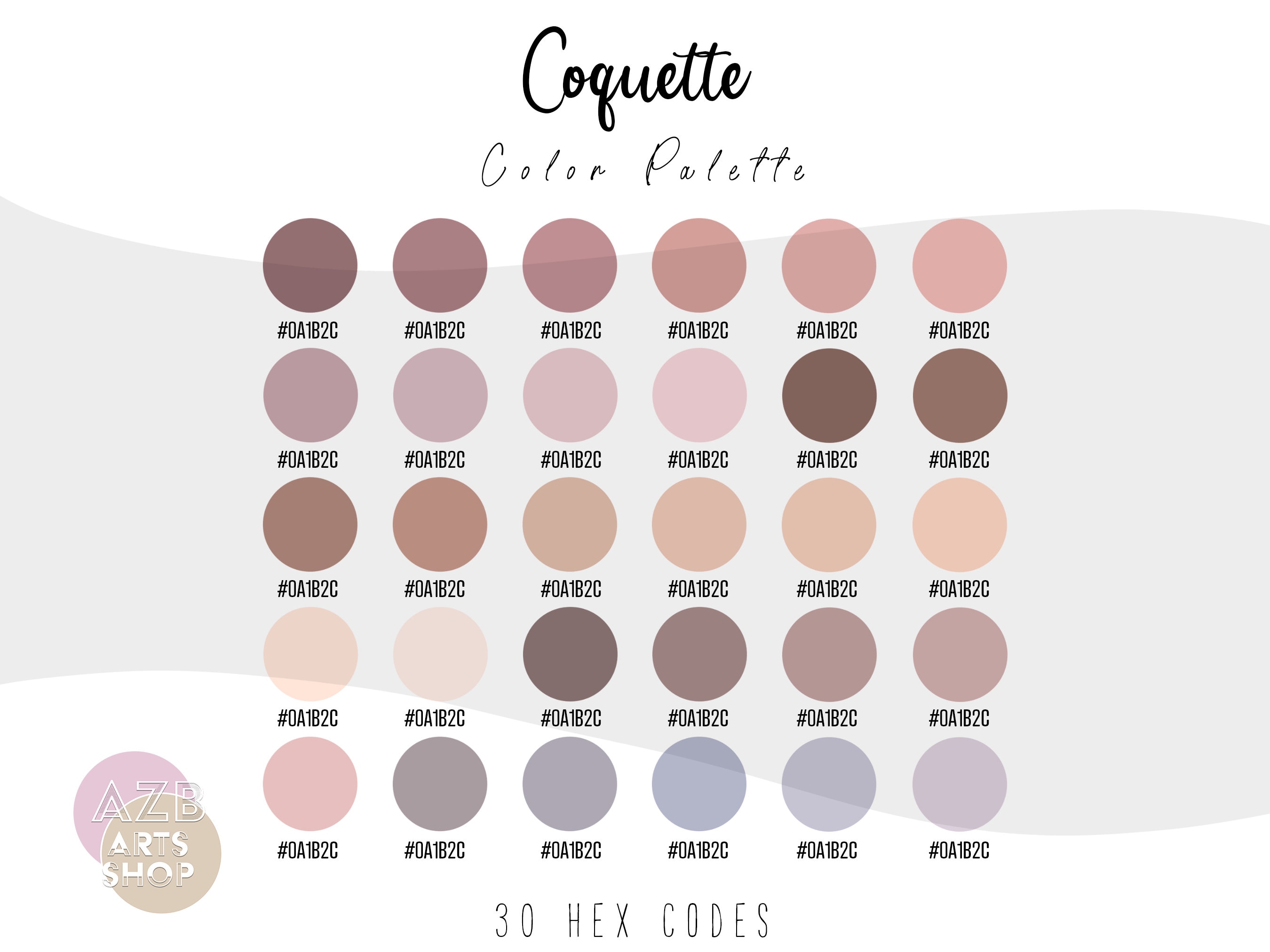 Coquette Procreate Adobe Color Palette Color Palette for Procreate ...