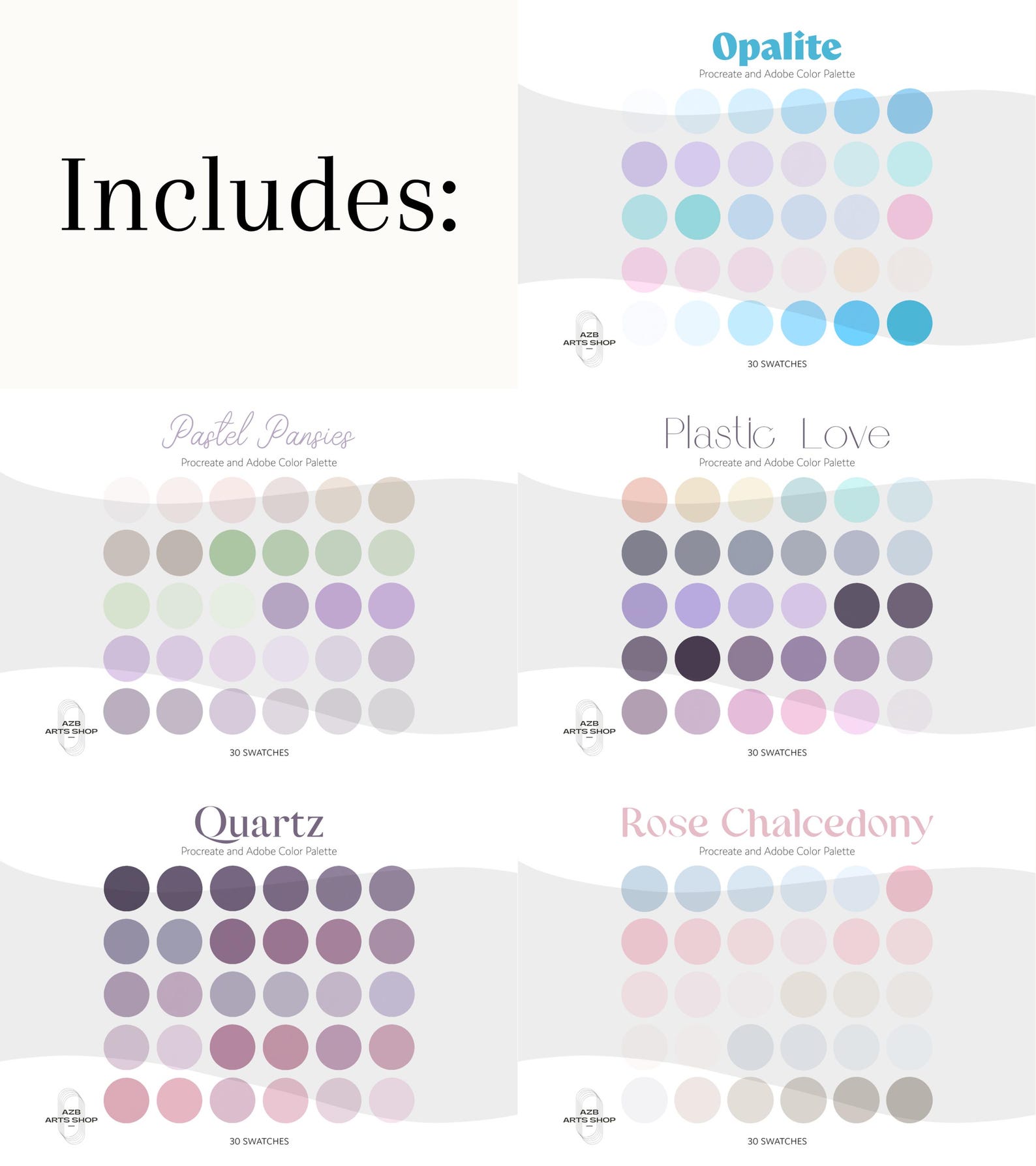 Pastel Soft Kawaii Cute Whimsical Color Palette Vault | 25 Aesthetic ...