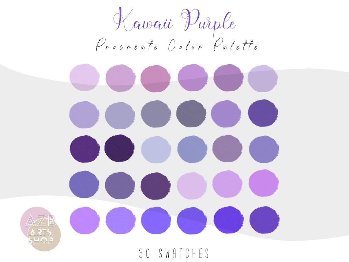 Kawaii Procreate Color Palette Bundle Cute Color Palette for - Etsy