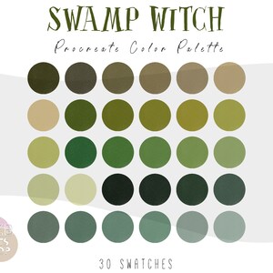 Witchy Goth Procreate Color Palette Bundle Color Palette for Procreate ...