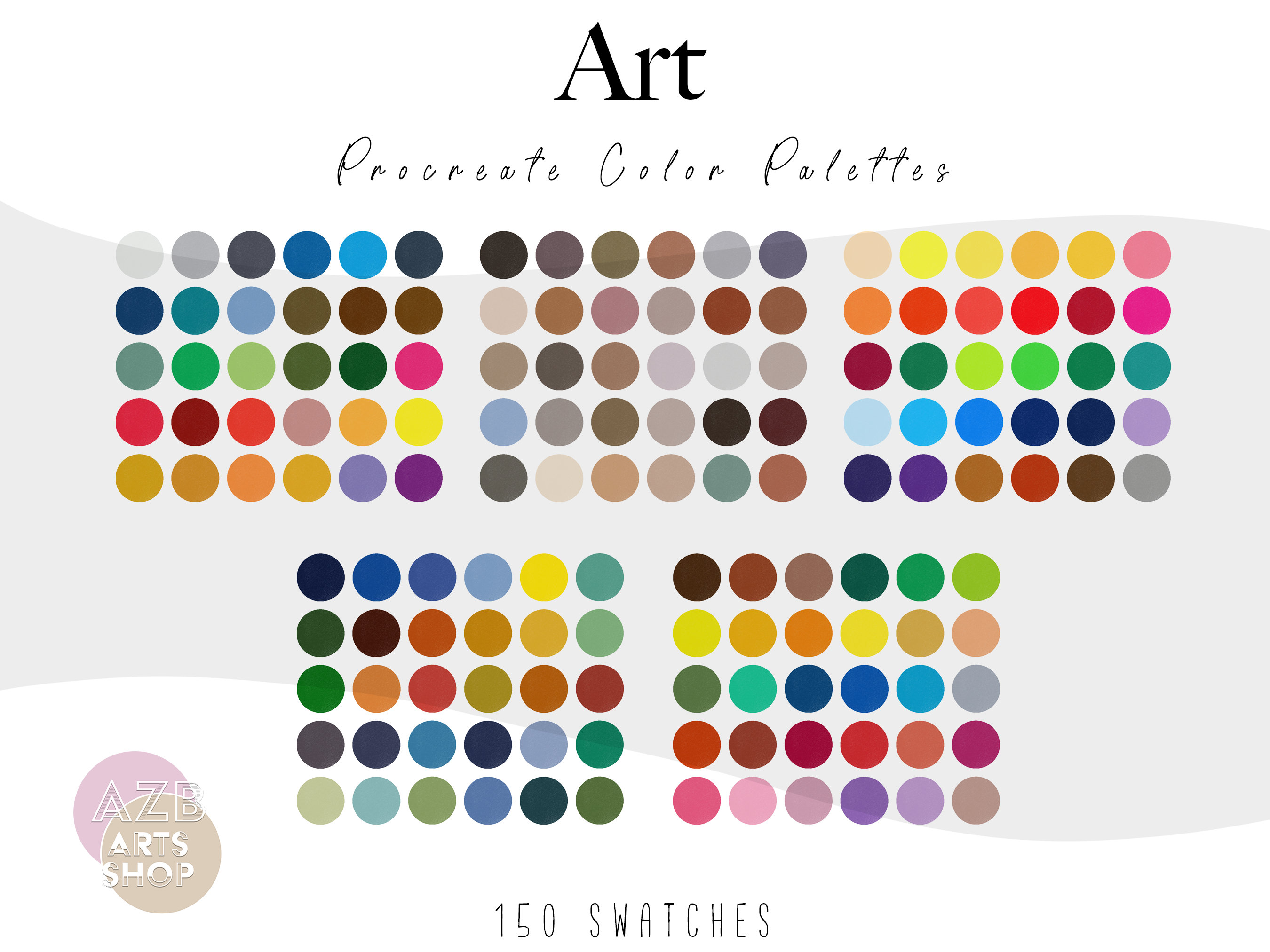 Art Morandi Procreate Color Palette Bundle Color Palette for Procreate ...