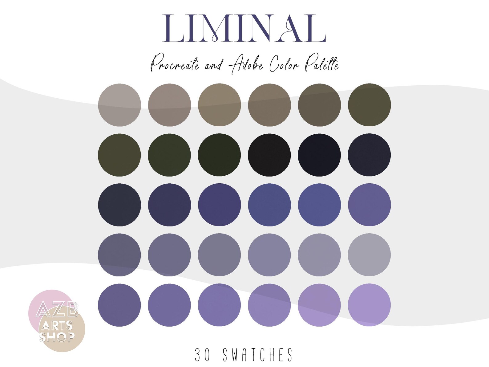 Dreamcore Weirdcore Procreate & Photoshop Color Palette Bundle ...