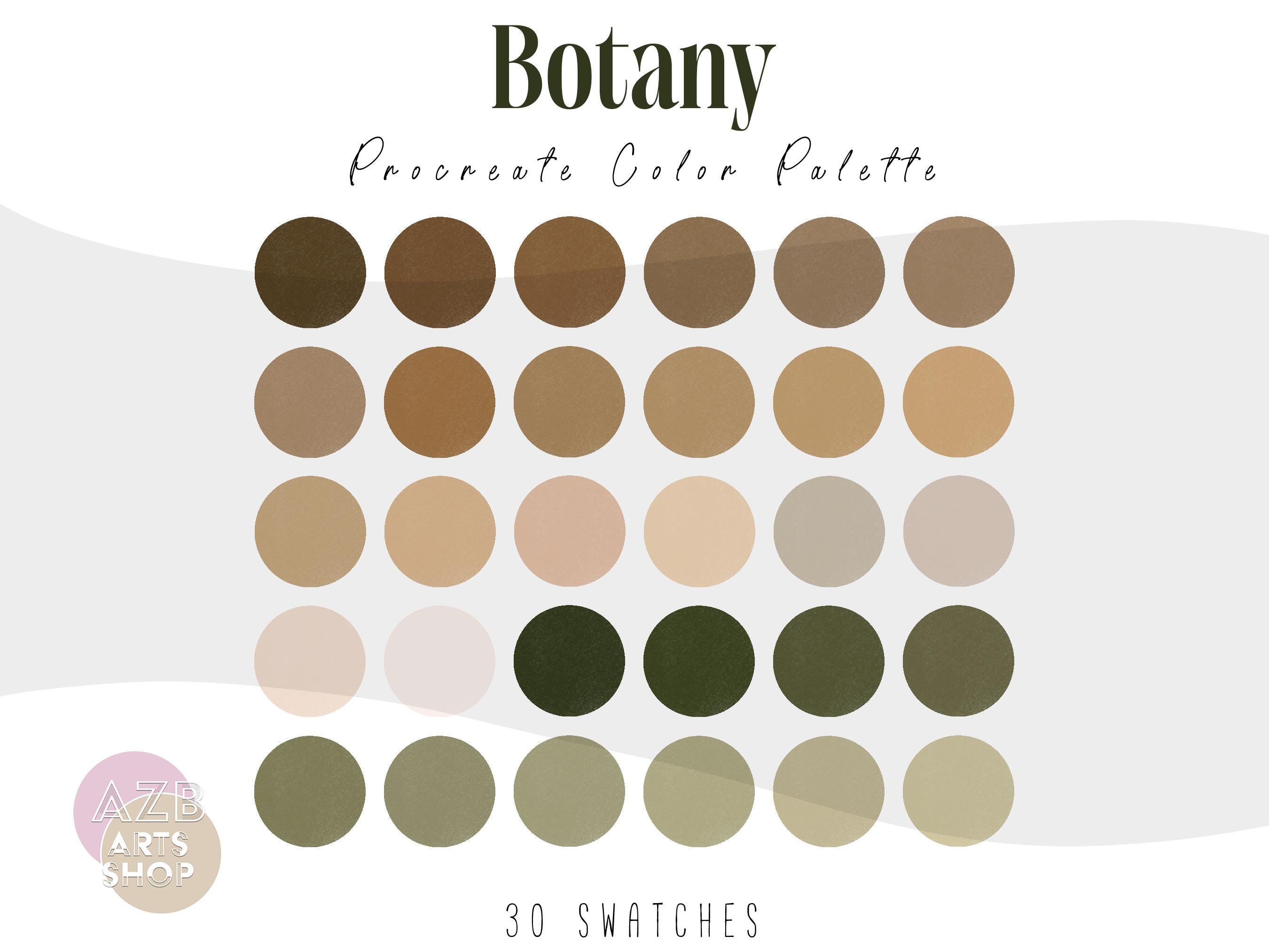 Earth Tones Procreate Color Palette Bundle Color Palette for Procreate ...