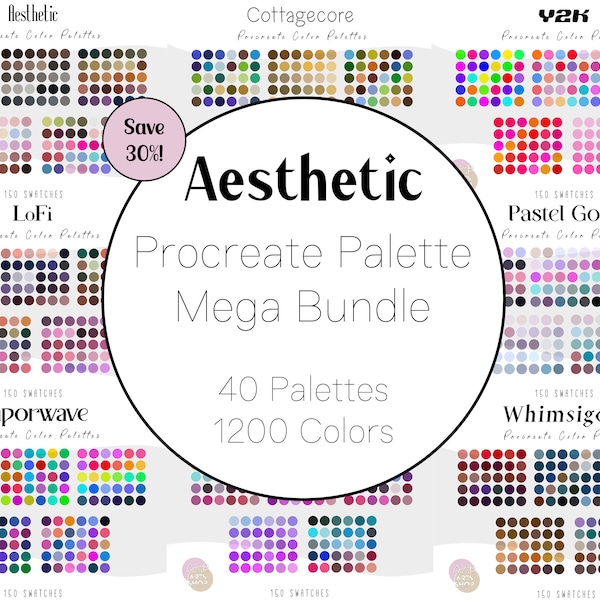 Procreate Color Palette - Etsy