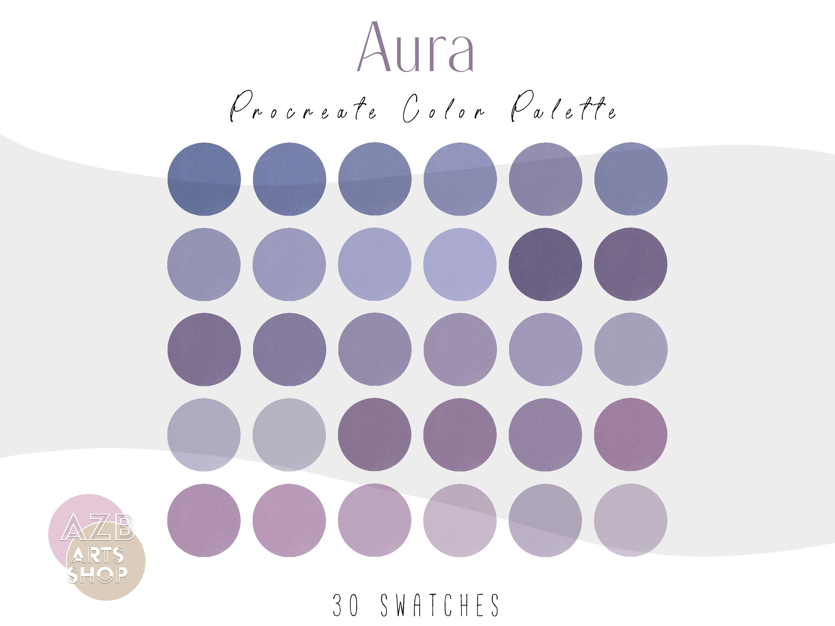 Ethereal Procreate Color Palette Bundle Color Palette for Procreate ...
